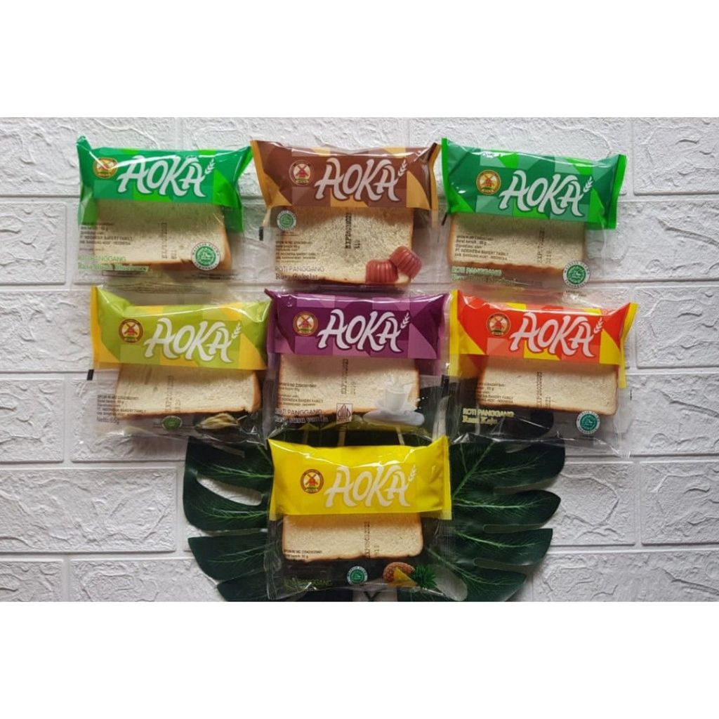 Jual BISA MIX 2 RASA | Roti Panggang Aoka 1 Dus Isi 60 pcs roti ...