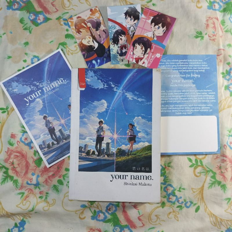 Jual Buku Novel Your Name - Shinkai Makoto | Shopee Indonesia