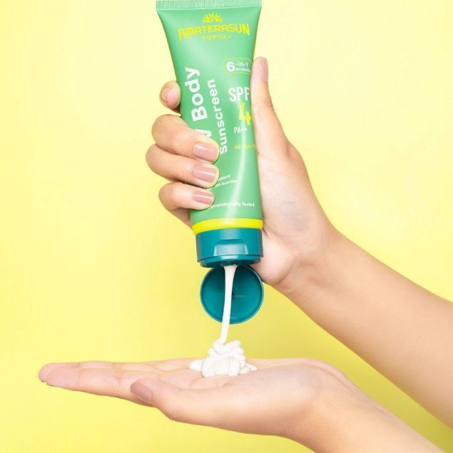 Jual Amaterasu_n UV Body Sunscreen SPF 40 PA+++ 100ml (hijau) | Shopee ...