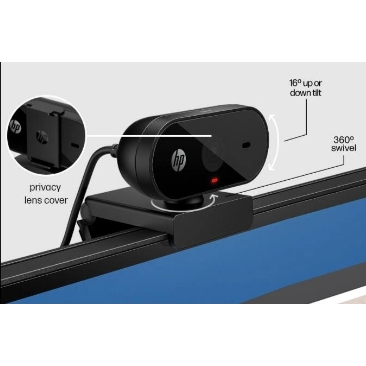 Jual WEBCAM HP 320 FHD 1080P Full HD - For Microsoft Teams Zoom Google ...