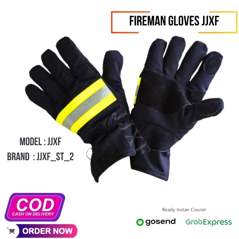 Jual Fireman Gloves - Sarung Tangan Pemadam kebakaran JJXF | Shopee Indonesia