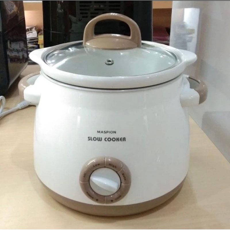Jual Slow cooker Maspion MSC-1825. Kapasitas 2,5 liter. Pemasak pelan ...