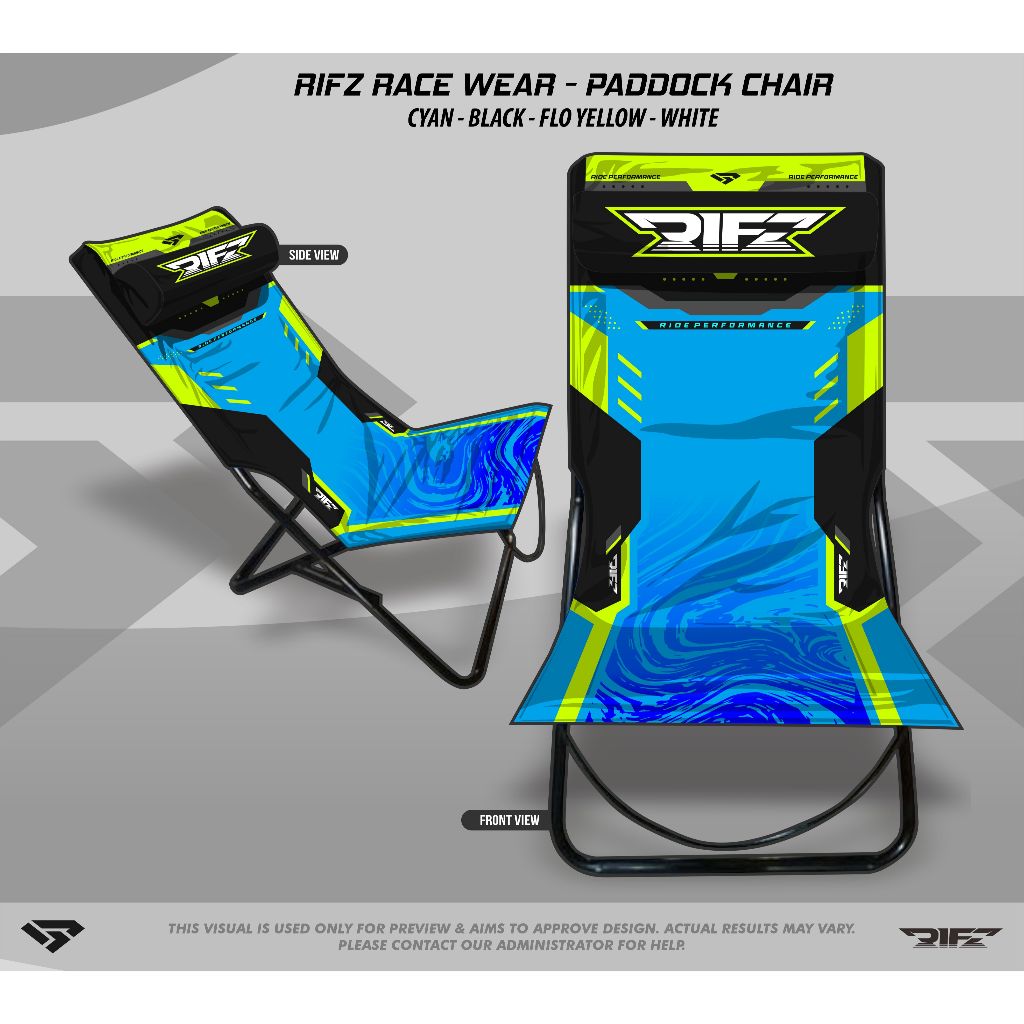 Jual KURSI PADDOCK CUSTOM DESAIN SUKA SUKA FREE BANTAL INCLUDE RANGKA ...
