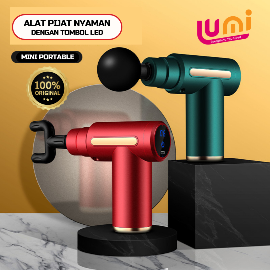 Jual Massage Gun 4 In 1 Alat Terapi Otot - Alat Pijat Getar Relaksasi ...