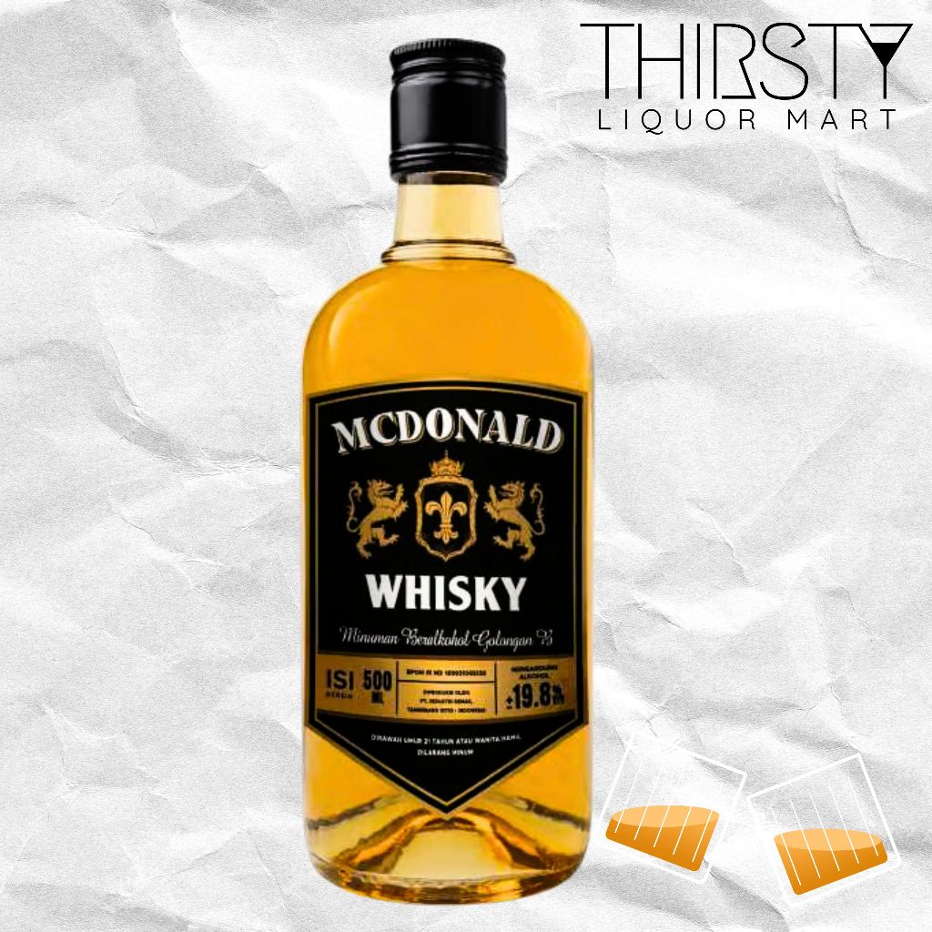 Jual MC DONALD MCDONALD Whisky 500ml | Shopee Indonesia