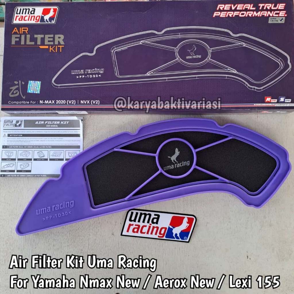 Jual FILTER UDARA UMA RACING FOR NMAX NEW, AEROX NEW, LEXI 155 | Shopee ...