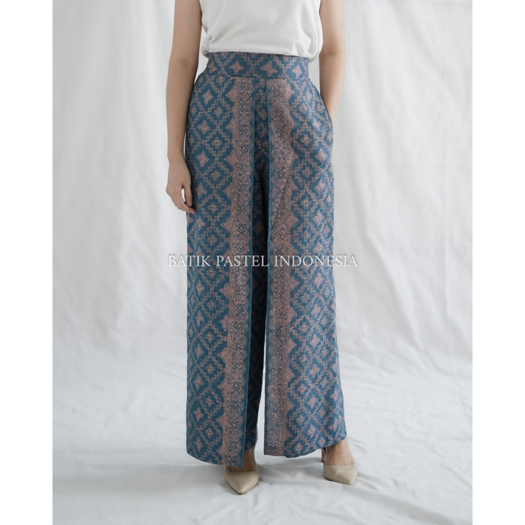 Jual Celana / Kulot Batik Cap Bahan Katun atau Tenun - Batik Pastel ...