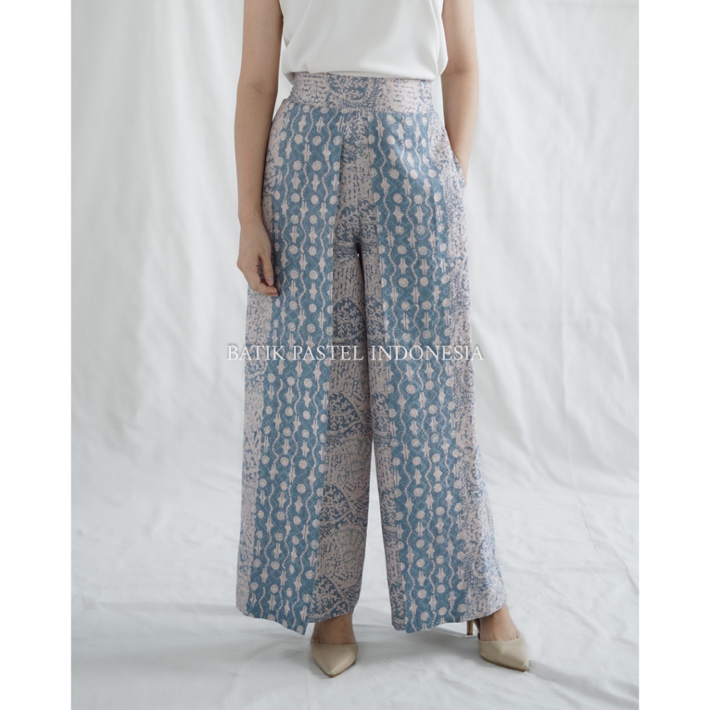 Jual Celana / Kulot Batik Cap Bahan Katun atau Tenun - Batik Pastel ...