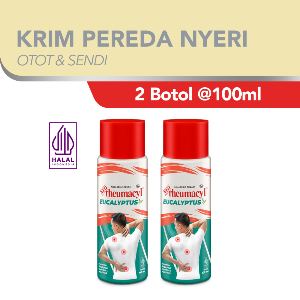 Jual NEO Rheumacyl Eucalyptus Cream 100ml x 2 Botol [Exp : 11.2025 ...