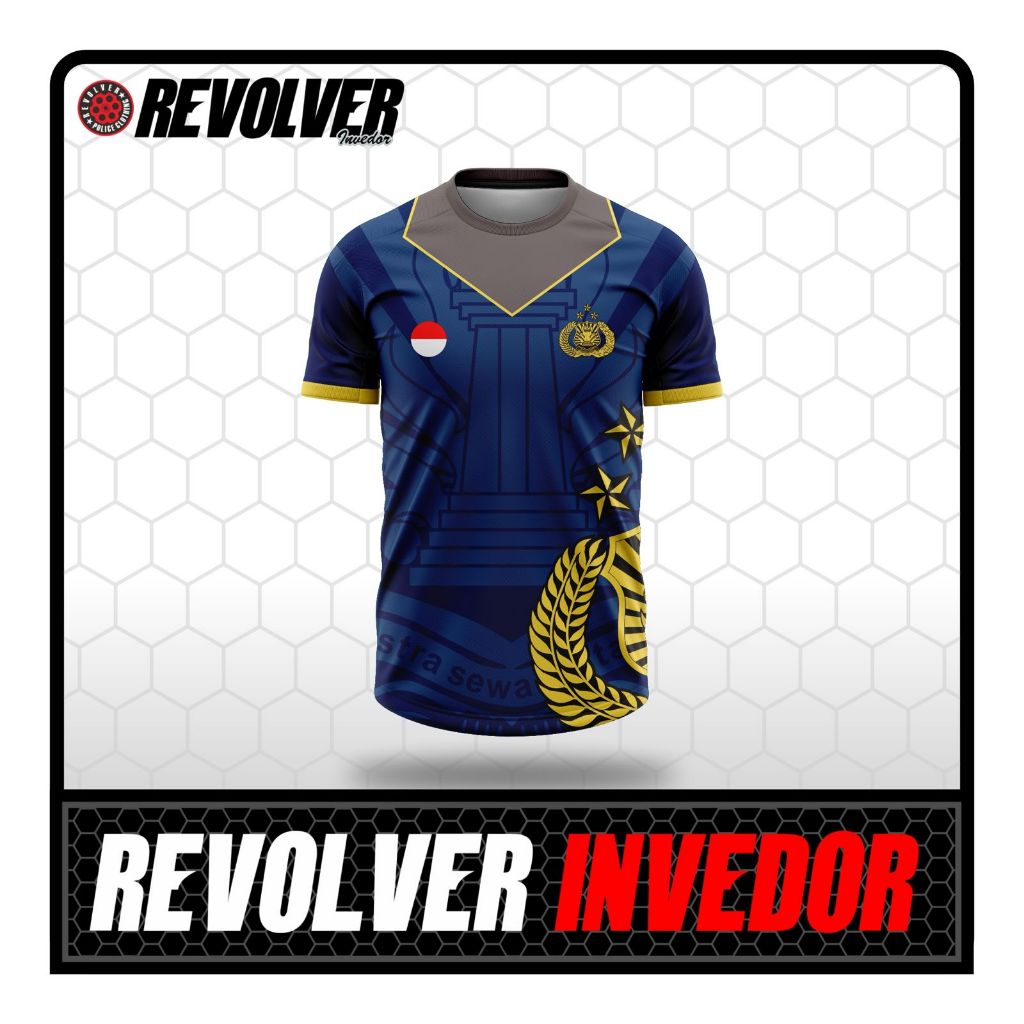 Jual Jersey Kaos Police Blue Dryfit RVLR | Polisi Polri Brimob Bahan ...