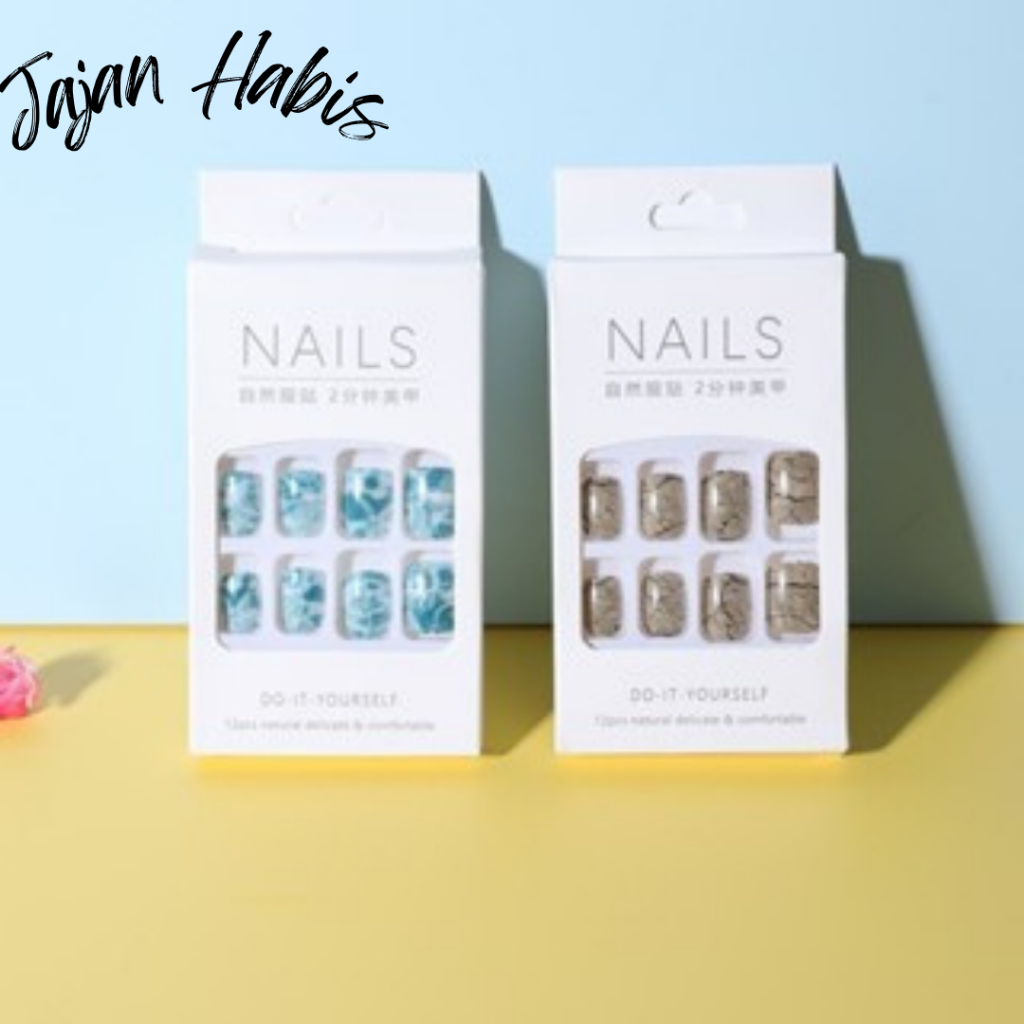 Jual JABIS 24Pcs Kuku Palsu Motif Kartun 24 Pcs Fake Nail Karakter ...