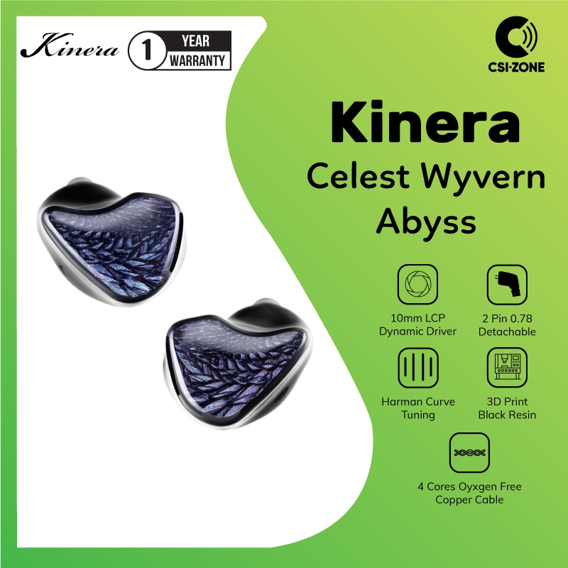 Jual Kinera Celest Wyvern Abyss / Abyss Pro 10mm Dynamic Driver In Ear ...