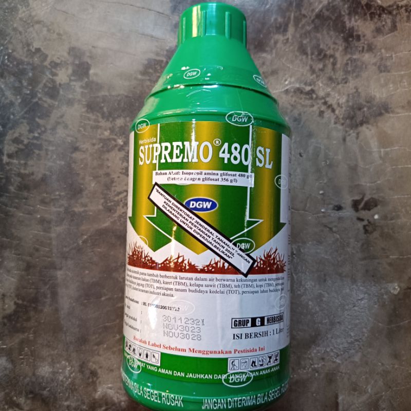 Jual supremo Habisida 480SL Sistemik Racun Rumput Akar 1liter | Shopee ...