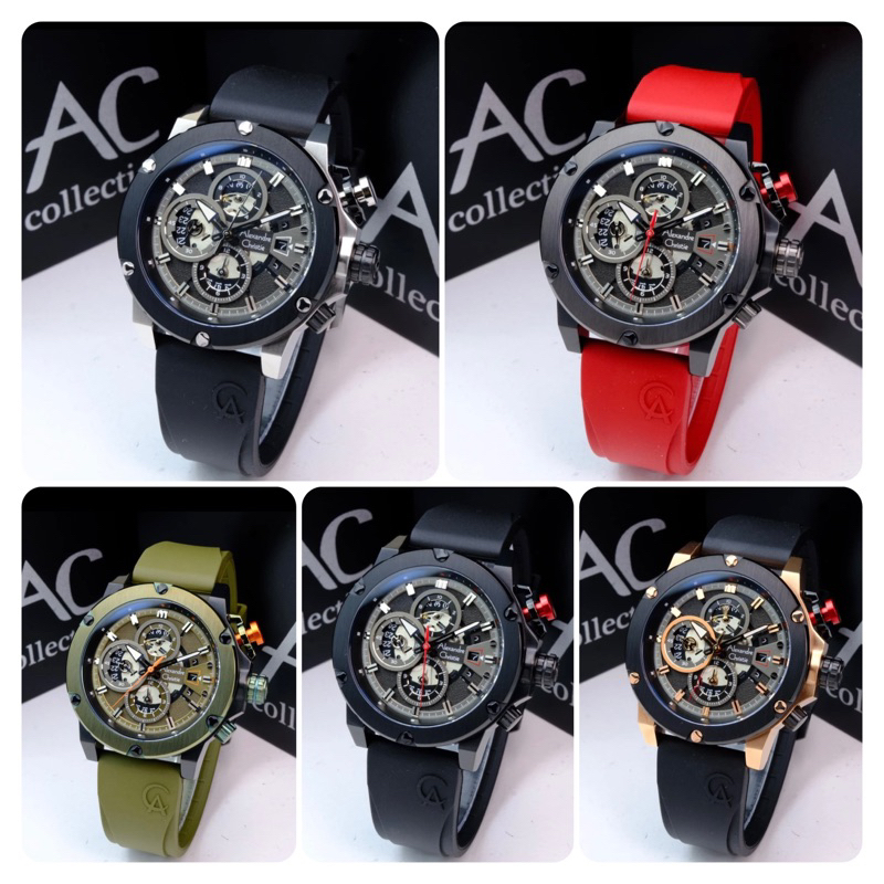Jual JAM TANGAN PRIA ALEXANDRE CHRISTIE AC 6491 GC / AC 6491 / 6491 ...