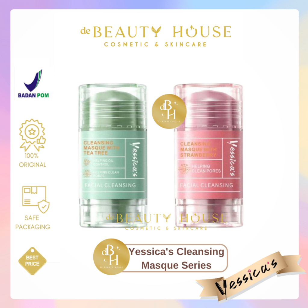 Jual Yessica's Cleansing Masque With Tea Tree | Strawberry Stick Mask ...