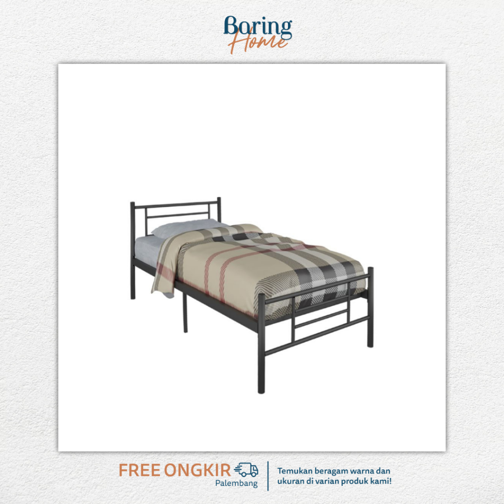 Jual Orbit Square - Metal Single Bed | Shopee Indonesia