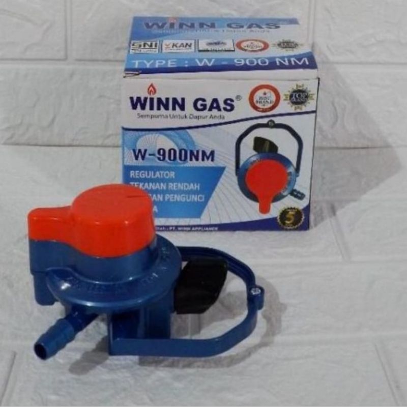 Jual Regulator Gas Anti Bocor Winn Gas 900 Meter Dobel Lock ORIGINAL ...