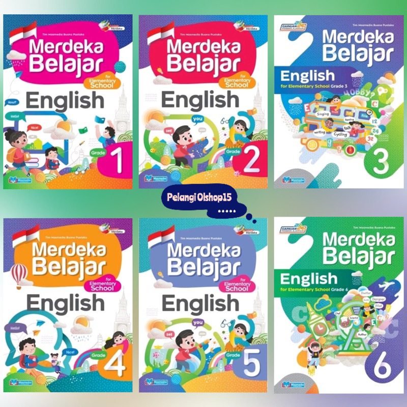 Jual BUKU MERDEKA BELAJAR ENGLISH FOR ELEMENTARY SD/MI KELAS 1 2 3 4 5 6 KURIKULUM MERDEKA ...