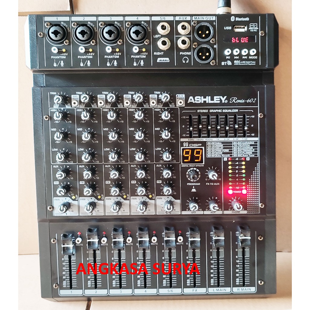 Jual Mixer ASHLEY REMIX 602 Original Mixer Audio REMIX602 | Shopee Indonesia
