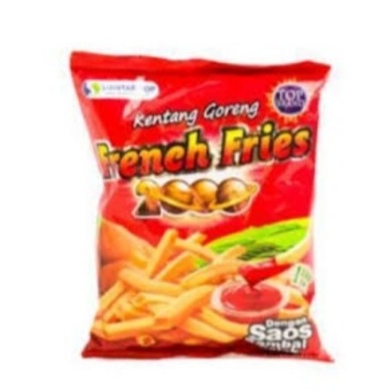 Jual Snack Kentang Goreng French Fries 2000 dengan Saos Sambal | Shopee ...