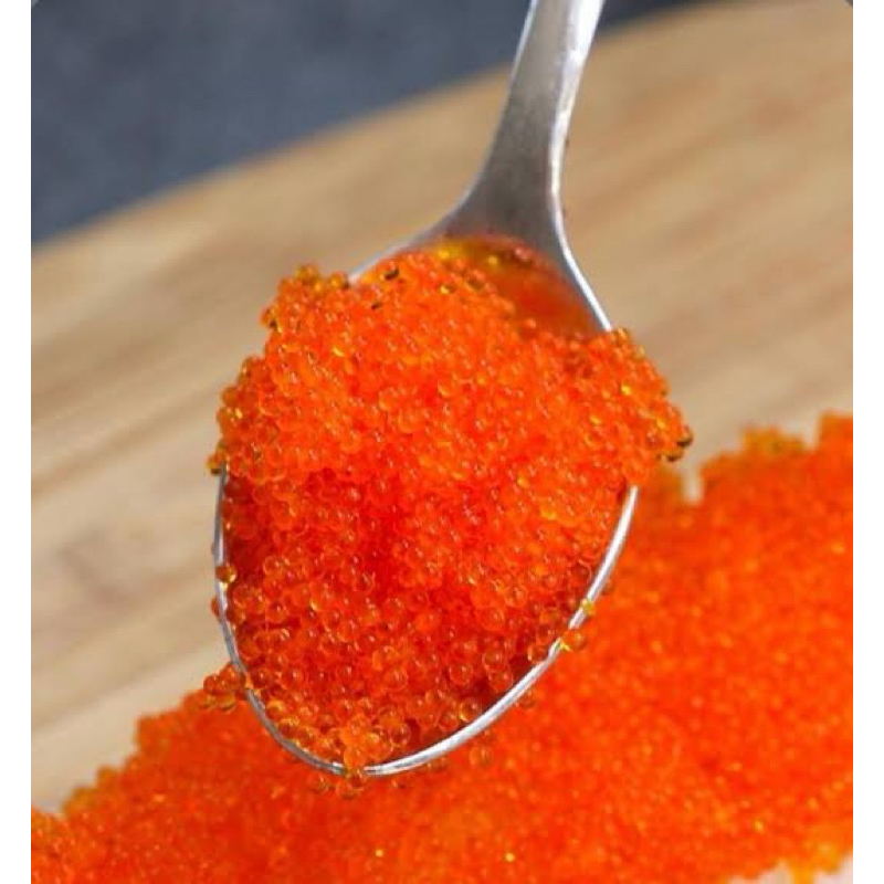 Jual TOBIKO Orange Flying Fish Roe 50 Gram | Shopee Indonesia