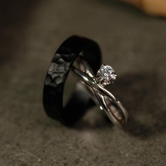 Jual Cincin Kawin Rustic Perak Silver Goldwave Rustic Rin | Shopee ...