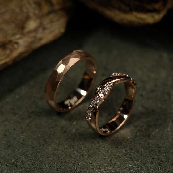 Jual Cincin Kawin Rustic Perak Silver Goldwave Rustic Ring | Shopee ...