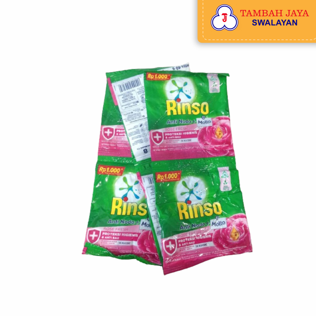 Jual Rinso Powder Detergent + Molto Rose Fresh 40g 6 renceng | Shopee ...