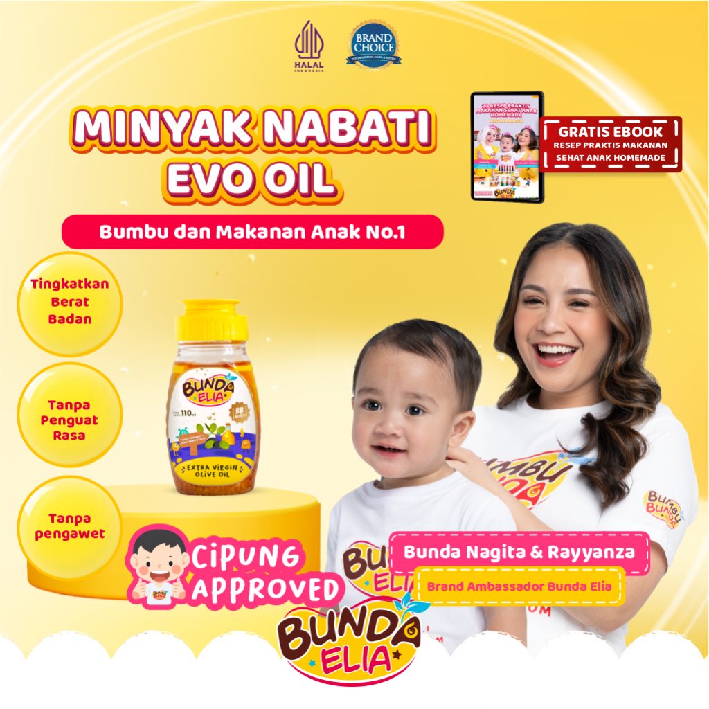 Jual Bumbu Bunda Elia Minyak Nabati Minyak MPASI Canola Oil EVOO Corn ...