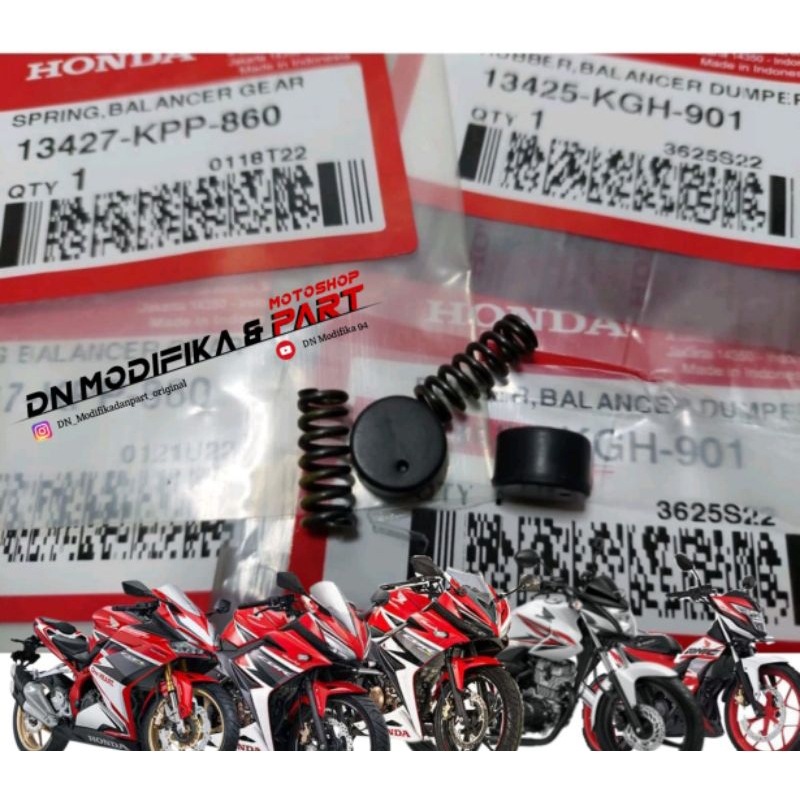 Jual 1set per & karet balancer K56 CBR 150 CBR250RR Sonic CB150 supra ...