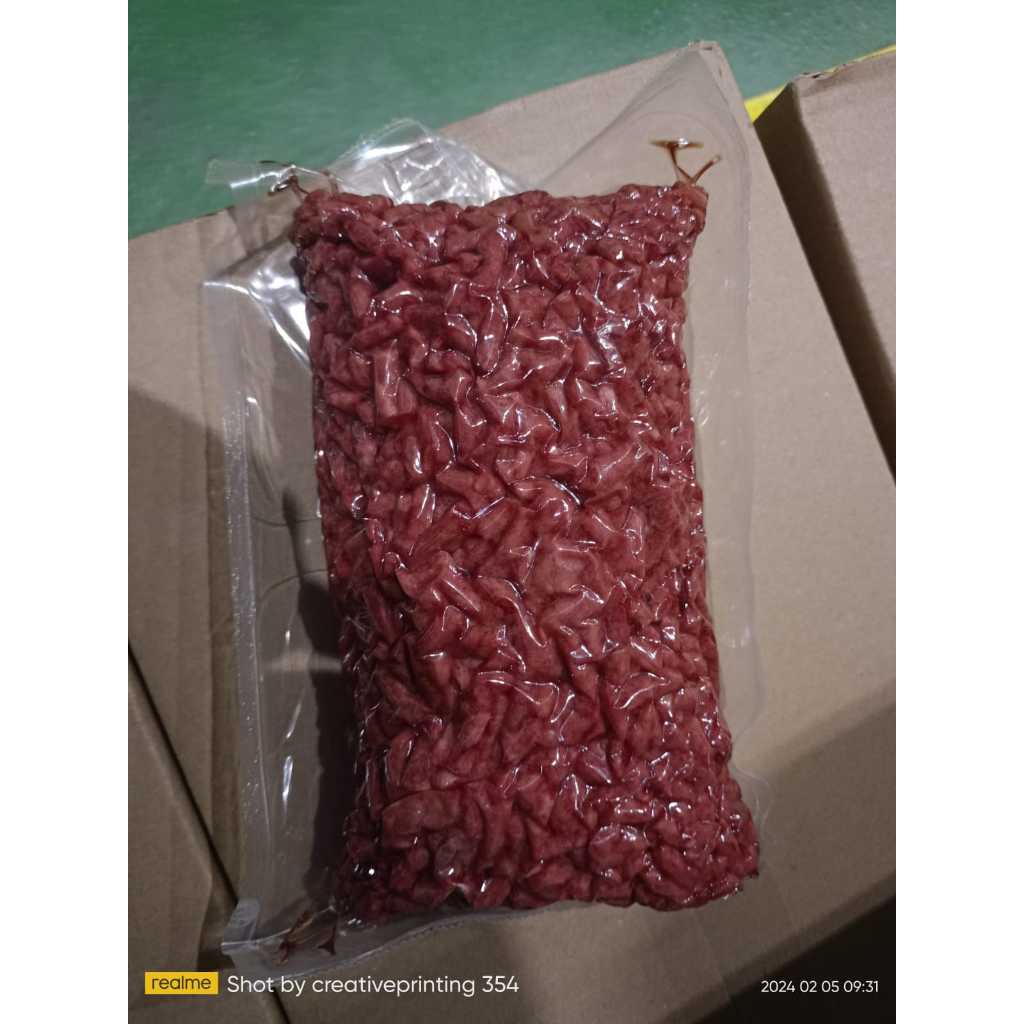 Jual Daging Giling Sapi 1kg dengan komposisi lemak 35% (minced beff ...