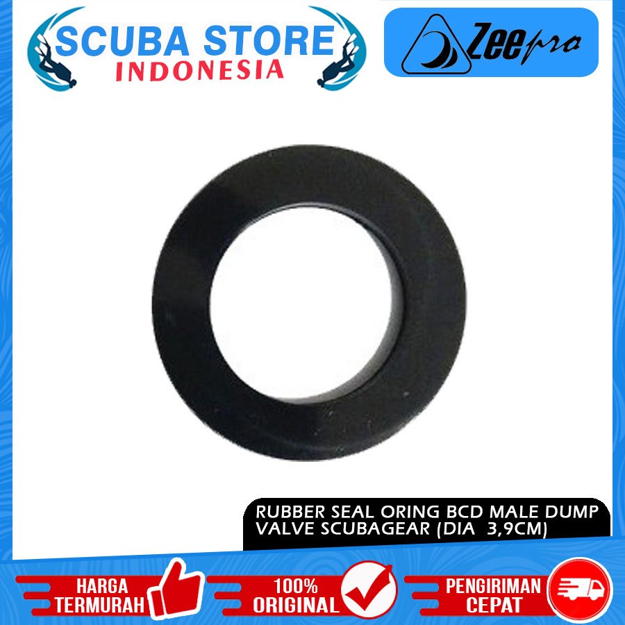 Jual Spare Part Rubber Seal Oring BCD Zeepro Scubagear Diameter 3,9cm Male SparePart Dump Valve ...
