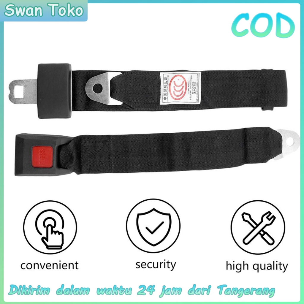 Jual 2 Titik Sabuk Pengaman Safety Seat Belt Mobil Universal Adjustable ...