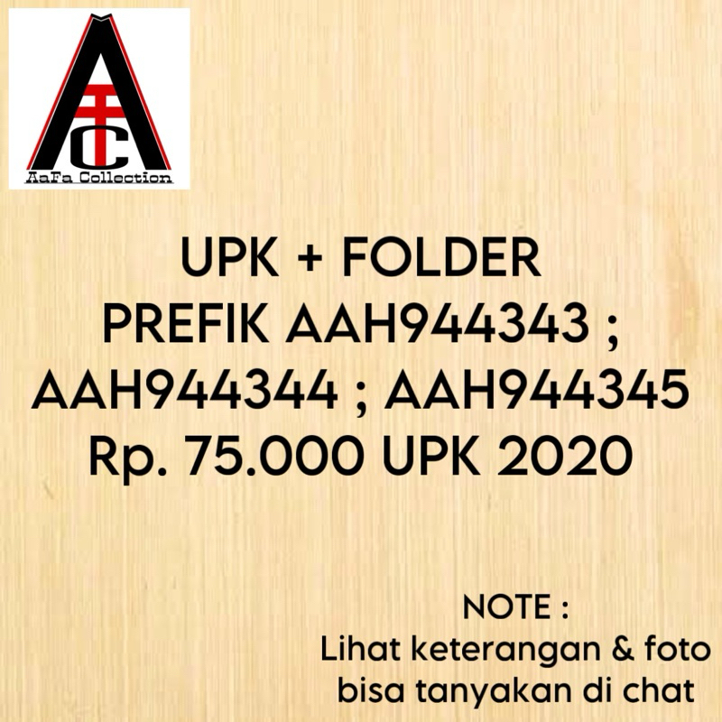 Jual 3 LEMBAR URUT UPK 75 + EXCLUSIVE FOLDER | Shopee Indonesia