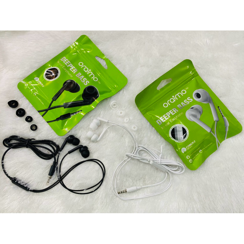 Jual HEADSET ORAIMO IN EAR E11 DEEPER BASS WITH MICROPHONE SINGLE ...
