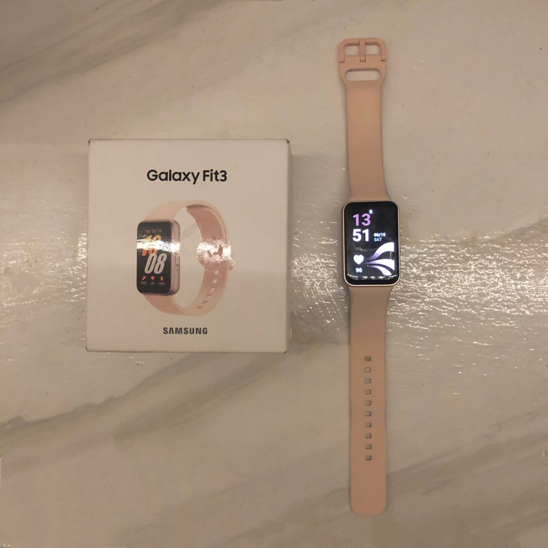 Jual samsung gakaxy fit 3 rose gold pink smart watch | Shopee Indonesia