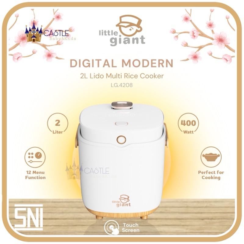 Jual LG. 4208 Little Giant LIDO Digital Modern 2L Multi Rice Cooker ...