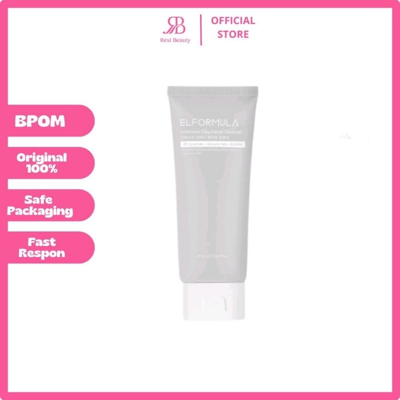 Jual ELFORMULA - Intensive Clay Facial Cleanser 3D Ceramide + Volcanic ...