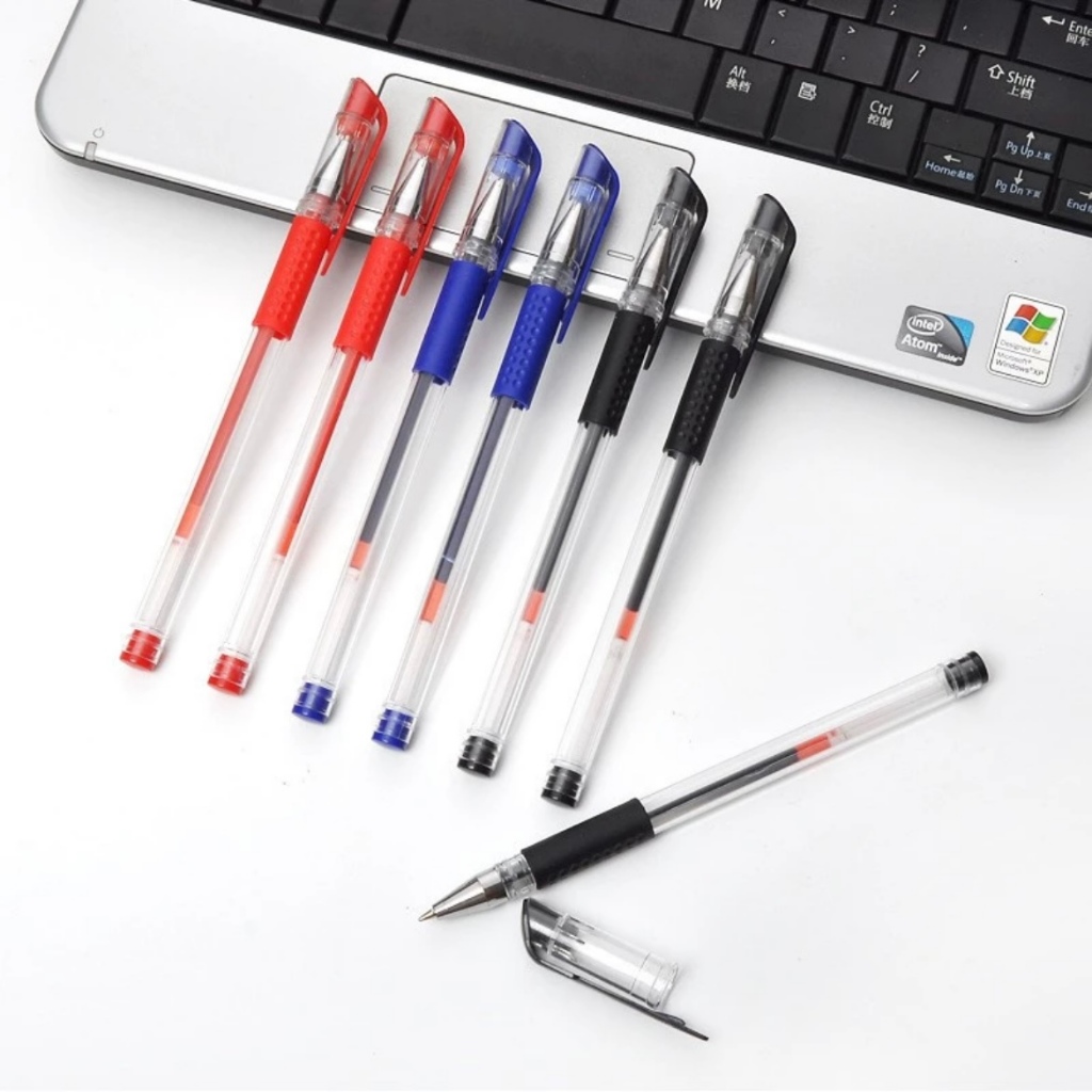 Jual Pena Gel 0.55mm Standard Pulpen tinta cair 1Pcs Alat Tulis Sekolah ...