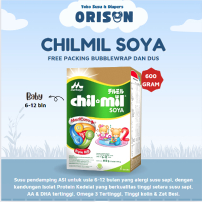 Jual MORINAGA CHILMIL SOYA (6-12 BULAN) 600GR | Shopee Indonesia