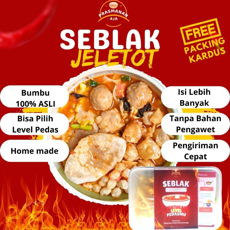 Jual Seblak Instan Komplit Pedas Kuah Endul Bumbu Medok Khas Bandung ...