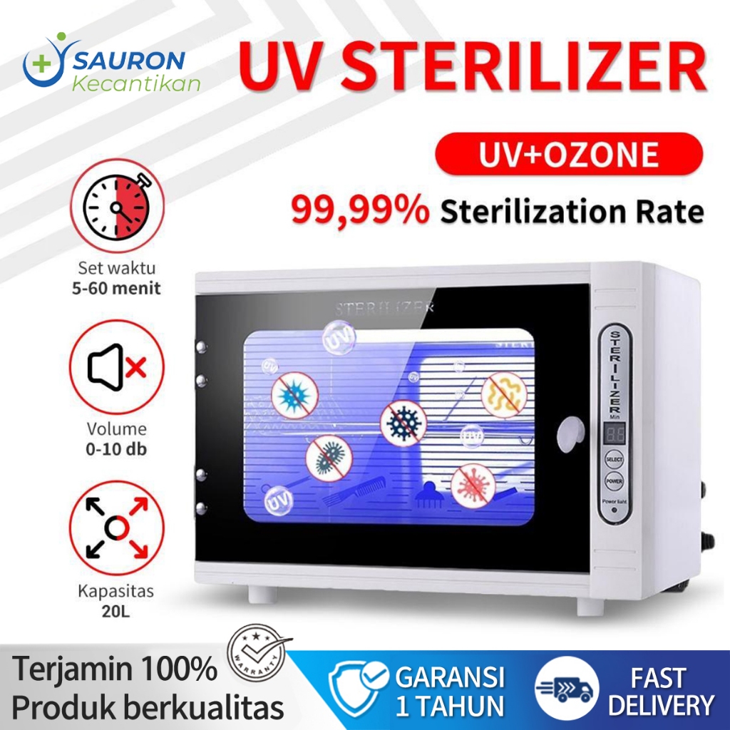 Jual Sauron UV Sterilizer Box Disinfection Cabinet UV Ozon Kill Bakteri ...