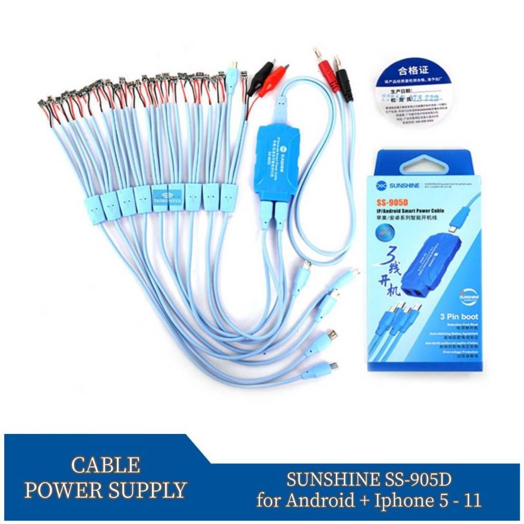 Jual Cable Power Supply SUNSHINE SS-905D for Android + Iphone 5 - 11 | Shopee Indonesia