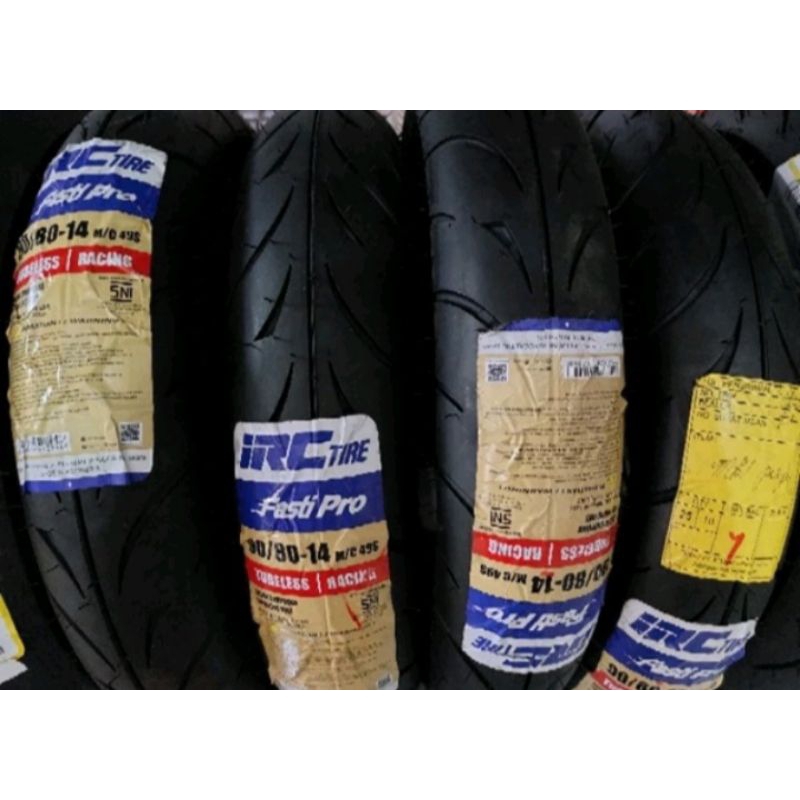 Jual BAN IRC 100% ORIGINAL, TUBELESS, UKURAN 90/80 14 FASTI PRO ROAD ...