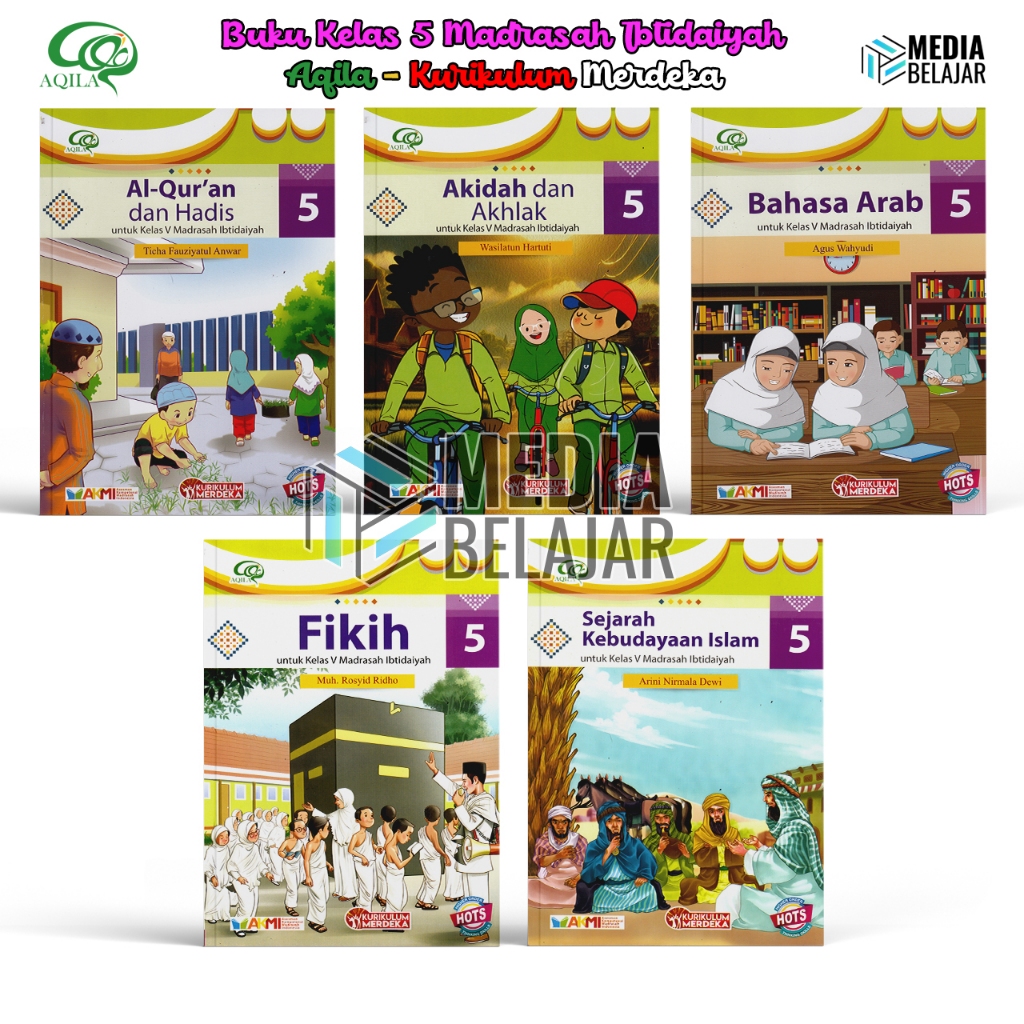 Jual Buku Kelas 5 SD/MI Madrasah Ibtidaiyah Kurikulum Merdeka Aqila Tiga Serangkai Revisi ...