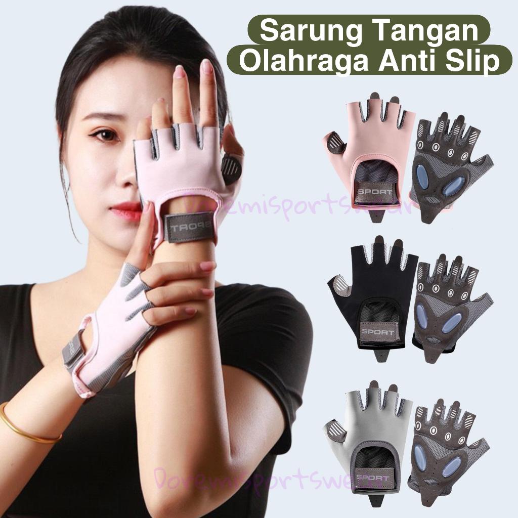 Jual SARUNG TANGAN OLAHRAGA SPORTS FITNESS GLOVE GYM HALF FINGER GLOVES ST1 dan ST2 | Shopee ...