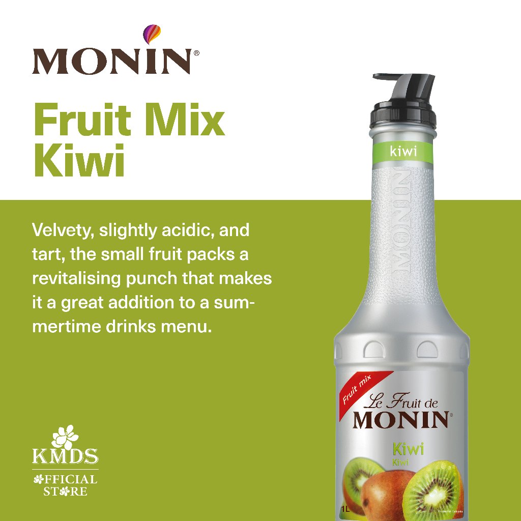 Jual MONIN PUREE KIWI 1L | Shopee Indonesia