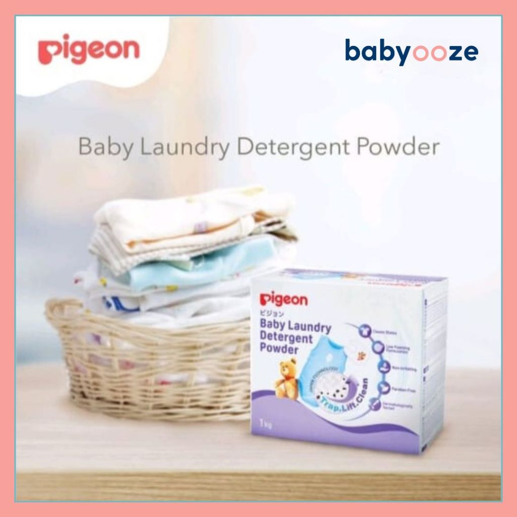 Jual PIGEON LAUNDRY DETERGENT POWDER 1KG / SABUN DETERGENT BAYI ...