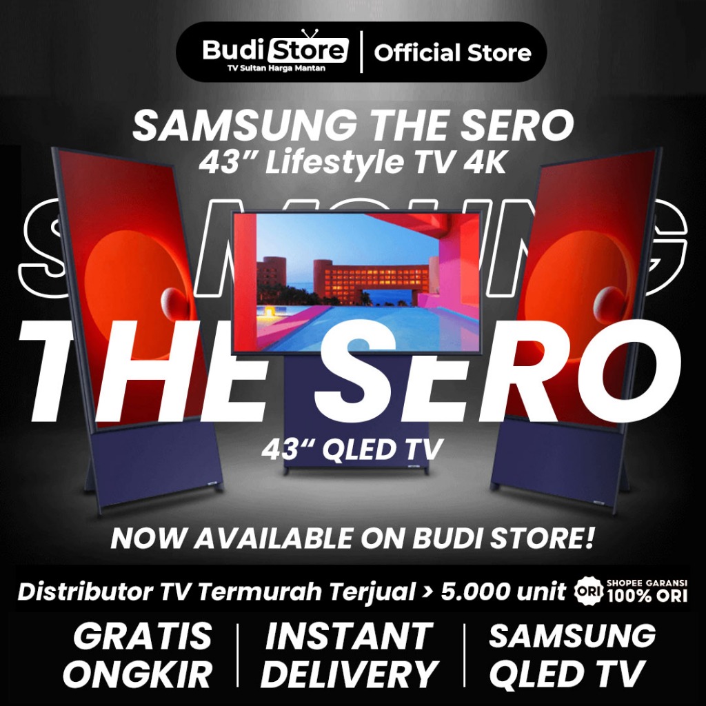 Jual Samsung The Sero 43 inch LS05T The Sero QA43LS05TAKXXD 4K Qled ...