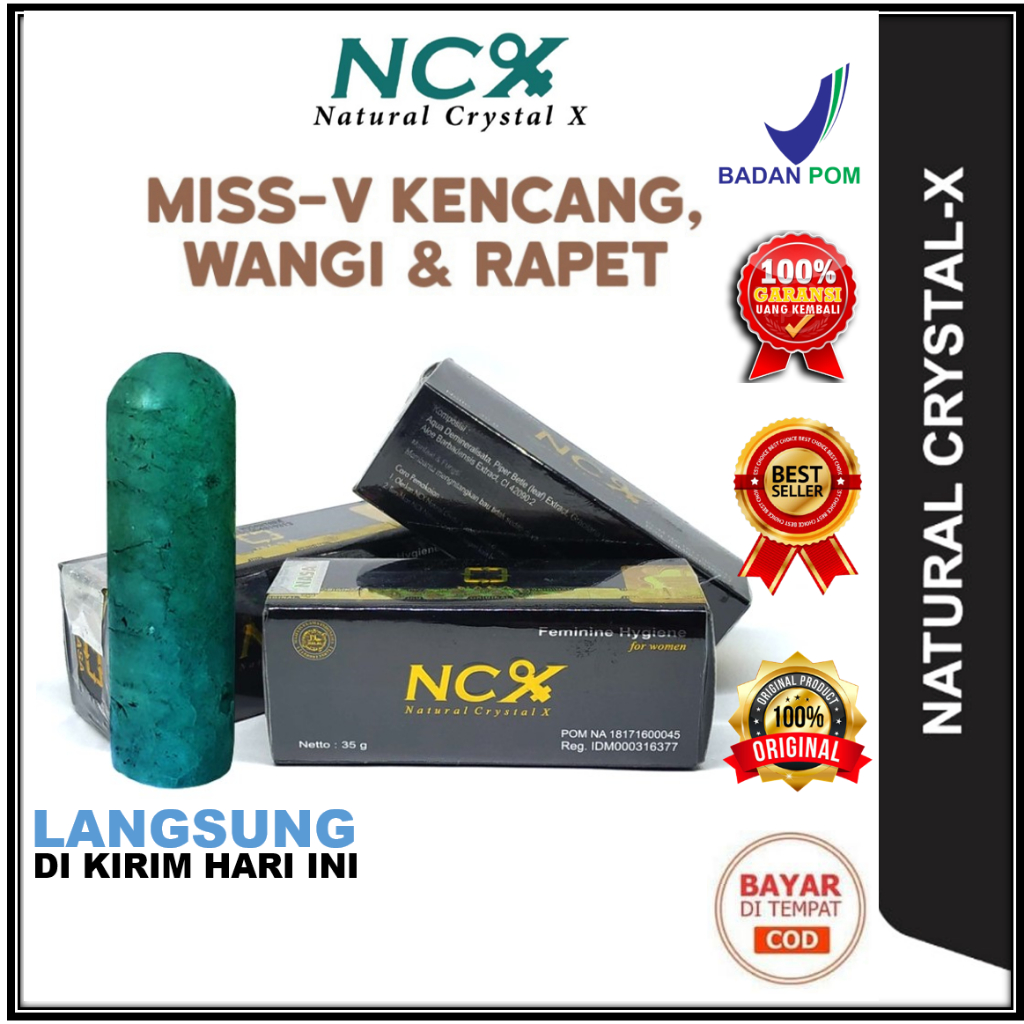 Jual Ncx Natural Crystal X Feminine Hygiene Box 35 Gram | Shopee Indonesia